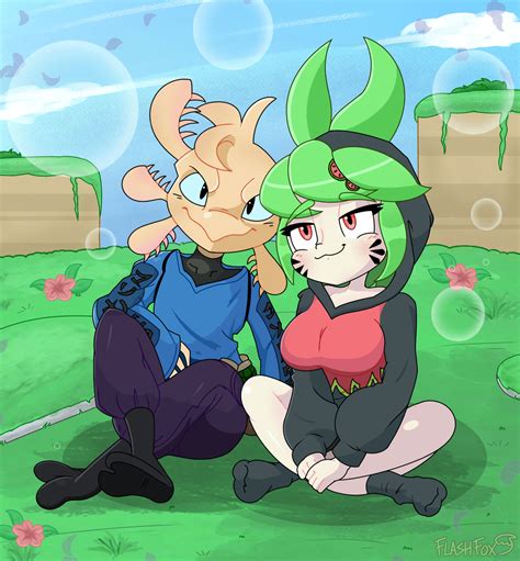 Melony And Axol By Flashfox24 On Deviantart