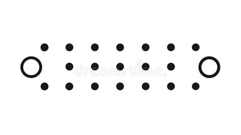 Circular Dot Pattern Abstract Design Element Icon Texture Detail