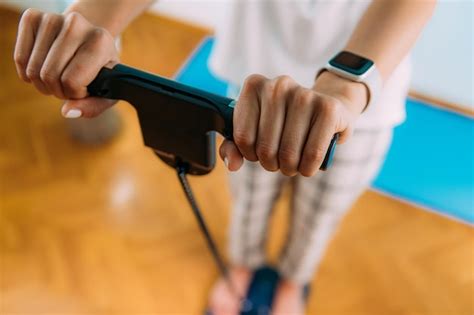Premium Photo Woman Measuring Weight On Digital Scale