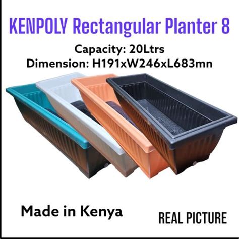 Kenpoly Rectangular Planter Price In Kenya Lipia Pole Pole