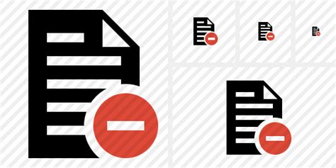 Document Stop Icon Symbol Duo Professional Stock Icon And Free Sets