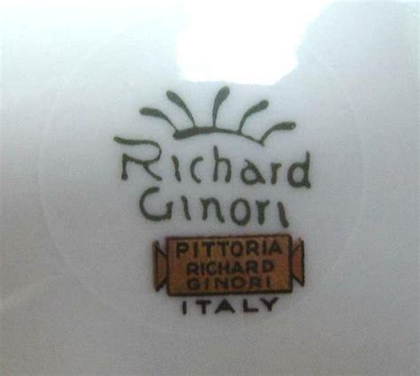 2 Richard Ginori Porcelain Pitti Pattern Salad And Bread Plates Ex Italy
