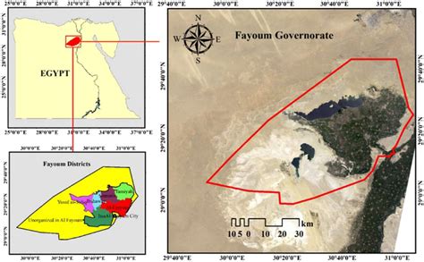 Location Of El Fayoum Governorate In Egypt Download Scientific Diagram