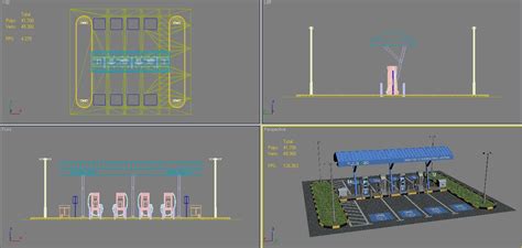 Estación de carga Ev 1 Modelo 3D 89 3ds fbx max obj Free3D