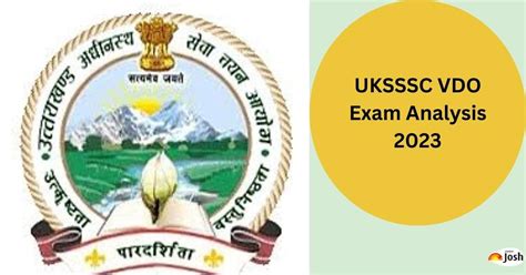 UKSSSC VDO Exam Analysis 2023 VPDO Good Attempts Paper Level Topic Asked