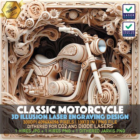 Laser Engraving File 3d Illusion Png Lightburn File Png Etsy