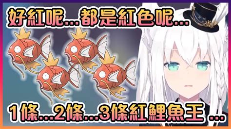 在找色違鯉魚王時的好狐開始唱起了好紅之歌看來這狐是快要壞掉了 ͡° ͜ʖ ͡°【hololive中文】【白上吹雪