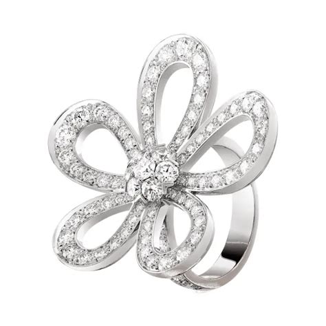 梵克雅宝van Cleef And Arpels Flowerlace戒指 Vcarp05300 小迈步海淘品牌官网
