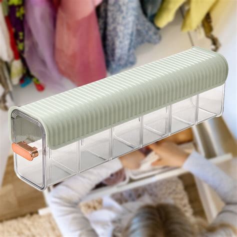 R Wall Mounted Underwear Drawer Organizer Compartment Socks Storage