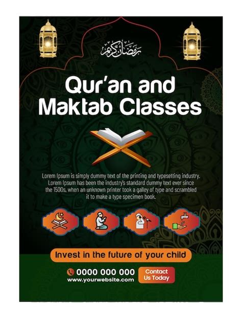 Islamic Flyer Class Images Free Download On Freepik