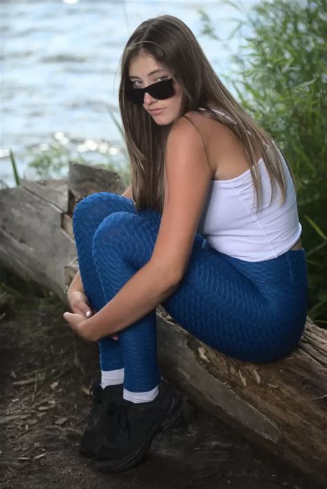 Royal Blue Tiktok Leggings Comfy Forever