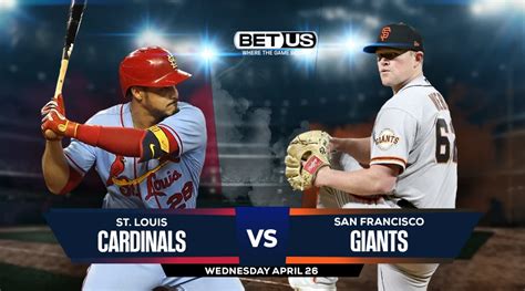 Cardinals Vs Giants Prediction Stream Odds And Picks April 26