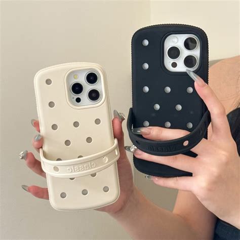 For Iphone 11 12 13 14 15 16 17 Pro Max Plus 3d Heat Dissipation Crocs