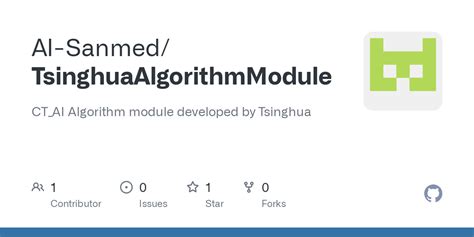 Github Ai Sanmedtsinghuaalgorithmmodule Ctai Algorithm Module