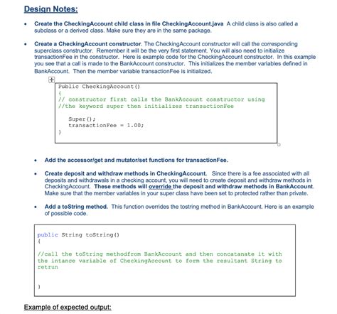 Solved Ch Program Bankaccount And Checking Account Chegg