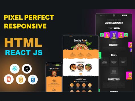 Psd To Html Figma To Html React Js Or Next Js Upwork
