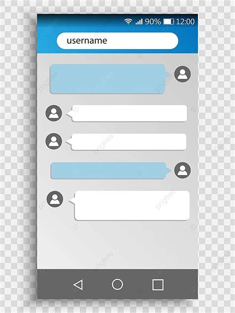 Smartphone Screen Displaying Sms Messages Within Chat Interface Vector Green Social Speech