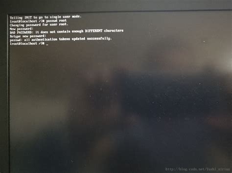 关于centos系统重设root用户密码的方法centos69默认密码 Csdn博客