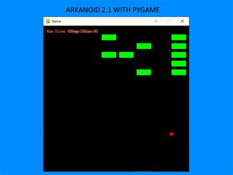 Arkapygame 21 Arkanoid Like Game Made With Pygame Python Programming