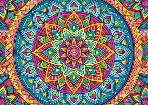 Unleash Your Creativity With Colorful Geometric Coloring Pages