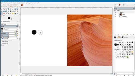 Gimp Ink Tool Drawing Precise Lines
