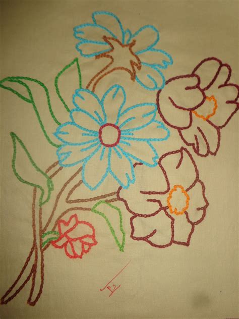 How To Do The Chain Stitch Sarahs Hand Embroidery