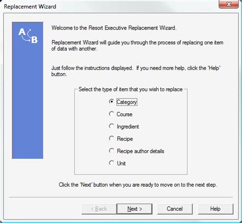 Resort Software Product Features Global Search Replace