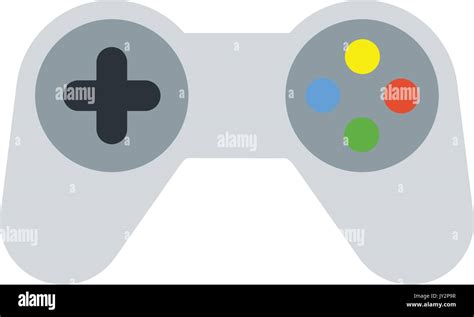 A Colour Retro Console Controller Stock Vector Image And Art Alamy