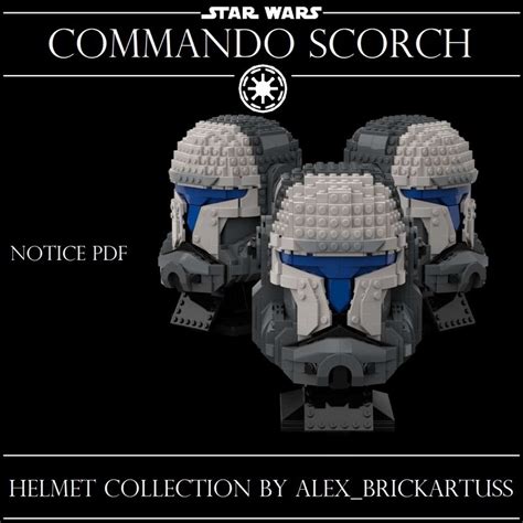 Lego Moc Helmet Clone Commando Scorch By Alex Brickartuss Rebrickable