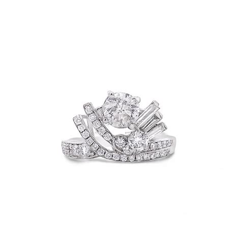 Designer Diamond Engagement Ring 88 Ct