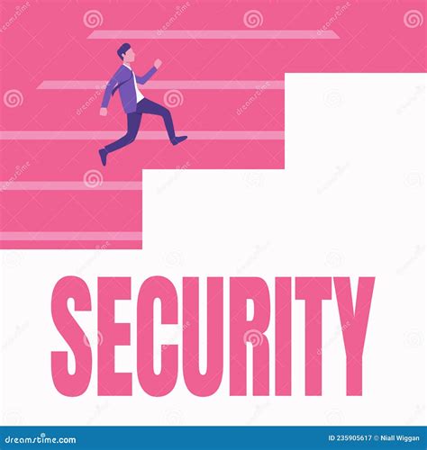Writing Displaying Text Security Business Overview Measures Taken To Be Safe Quality Or State