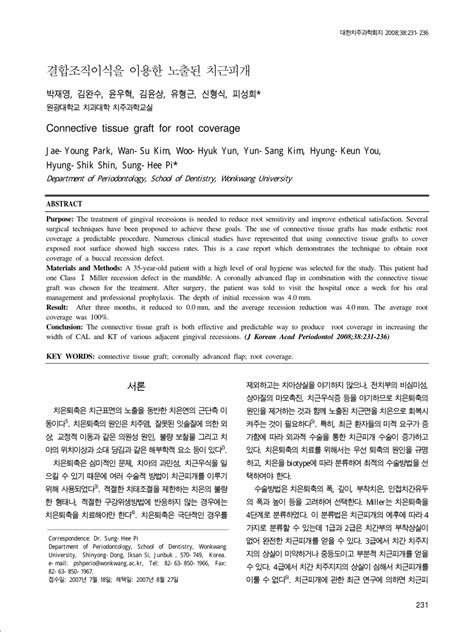 PDF Connective Tissue Graft For Root Coverage