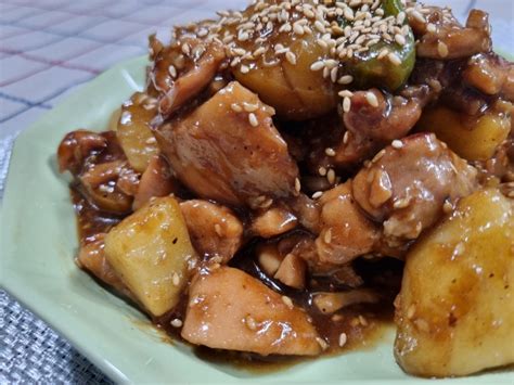 데리야끼 닭다리살 감자 조림