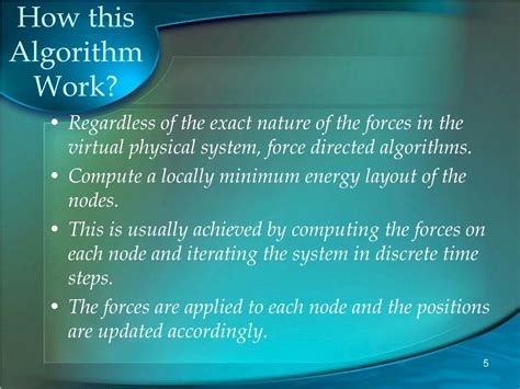Ppt Force Directed Algorithm Powerpoint Presentation Free Download