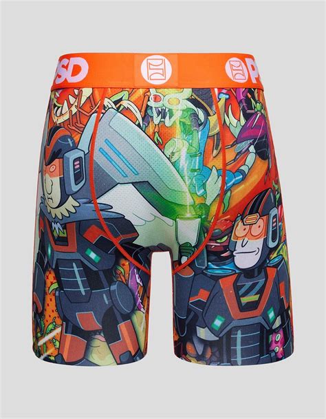 Psd X Rick And Morty Extermination Mens Boxer Briefs Multi Tillys