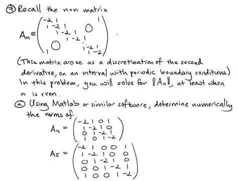 ② Recall The Nan Matrix An 21 1 21 1 2 2