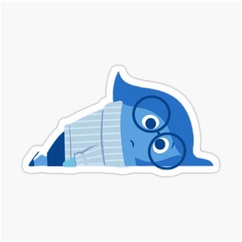 Sadness Sticker For Sale By Alessandrakan Redbubble