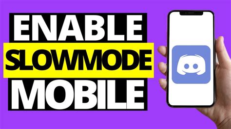How To Enable Slowmode On Discord Mobile Androidiphone 2021 Youtube