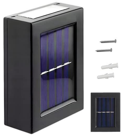 LAMPA SOLARNA LED ŚCIENNA ZEWNĘTRZNA ELEWACYJNA oficjalne archiwum Allegro