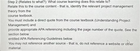 Solved Step 2 Relates To What What Course Learning Does