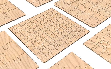 Laser Engraver Puzzle Template