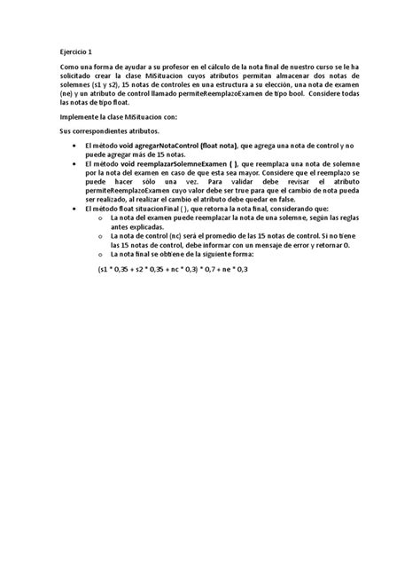 Ejercicos Pa C Pdf Constructor Programación Orientada A Objetos
