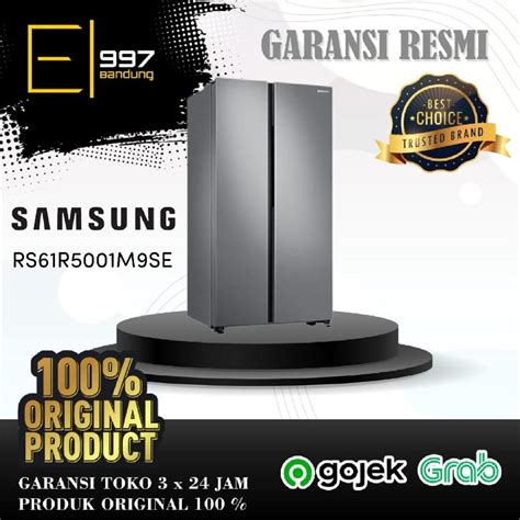 KULKAS SAMSUNG SIDE BY SIDE RS61R5001M9 / RS61R5001M9/SE , INVERTER ...