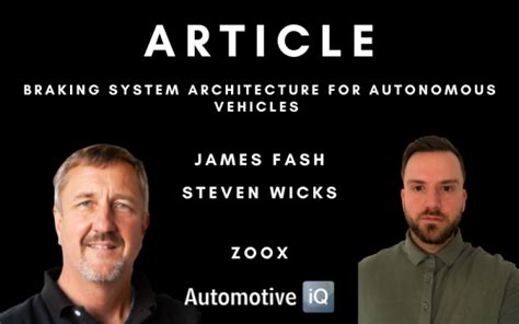 Re Architecting Braking Systems For AV Application
