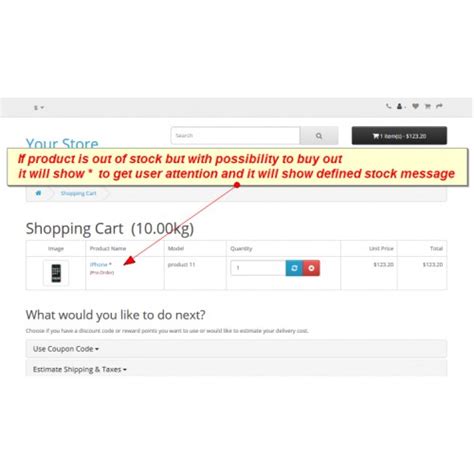 OpenCart Sell Out Of Stock Products By Status And User Group