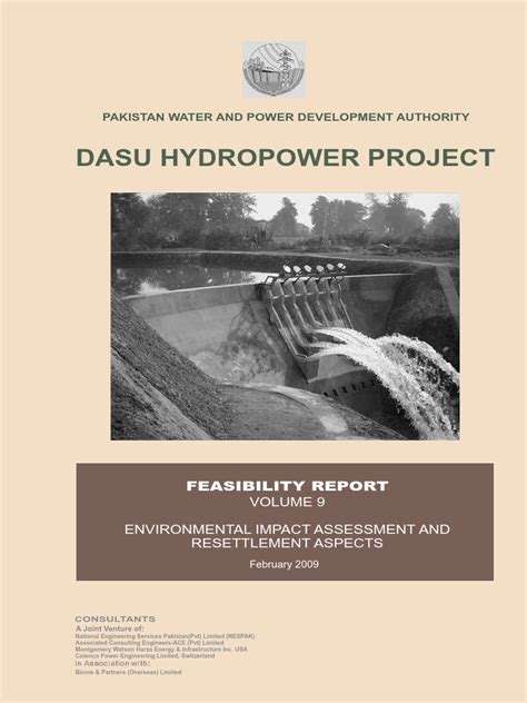 2009 Nespak Jv Fs Dasu Hydropower V9 Esia And Resettlement Pdf Pdf