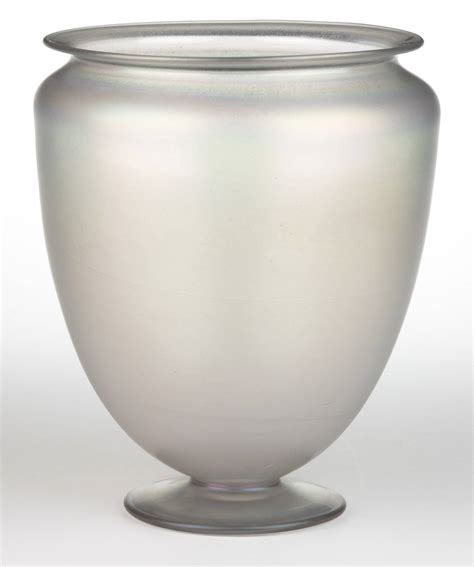 Steuben No 938 Iridescent Art Glass Vase Auction