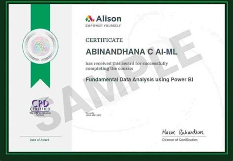 Dataanalysis Powerbi Learning Continuousgrowth Certification