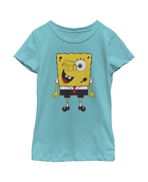 Купить Детские футболки Детская футболка Spongebob Squarepants Wink Attitude для девочек
