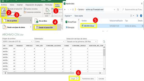 importar archivos txt csv xml access y excel con power query